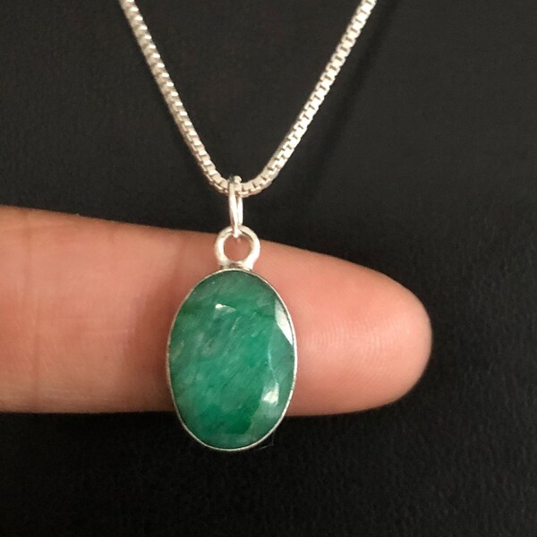 Genuine Emerald Jewelry - Etsy