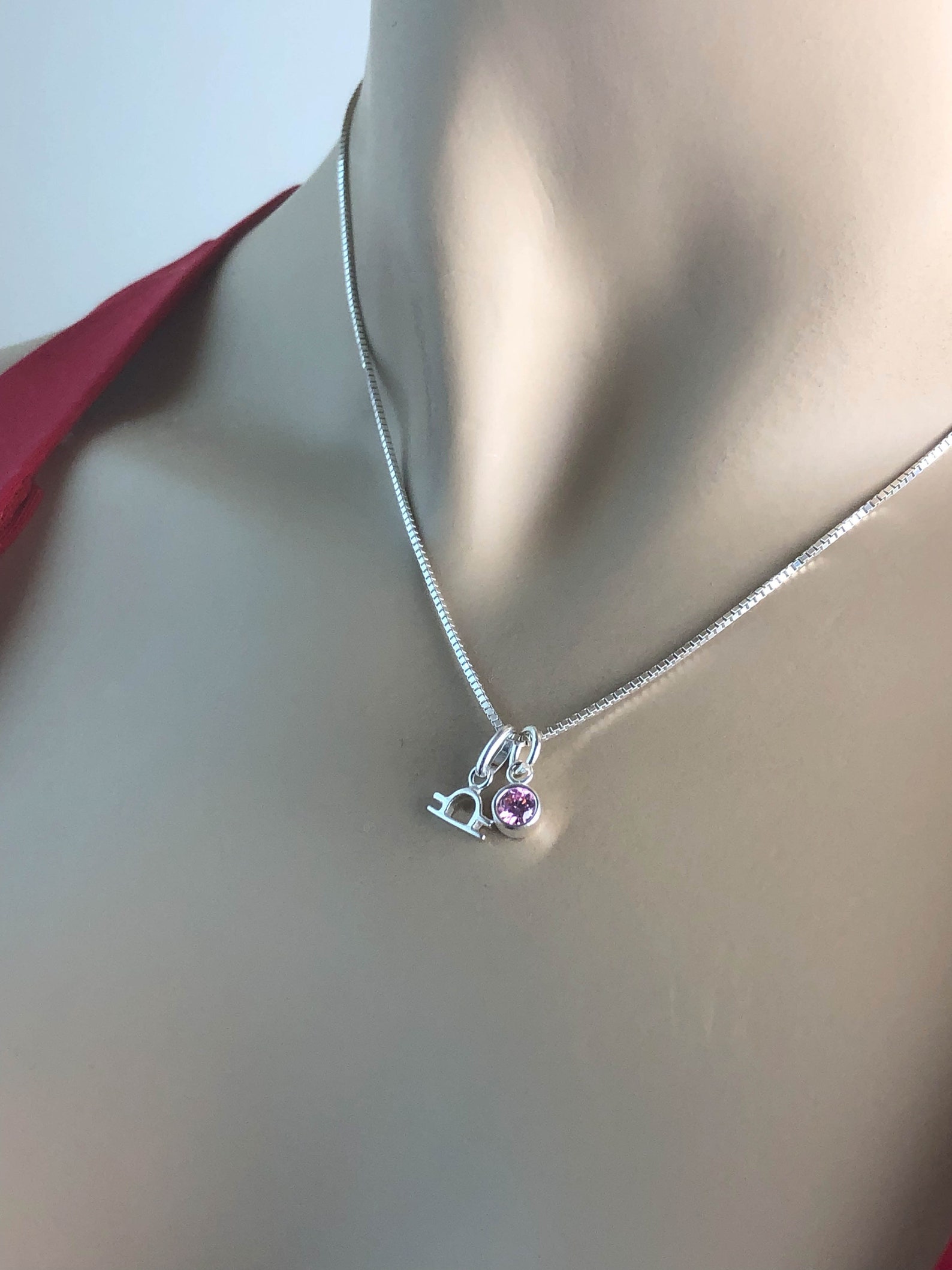 Petite Libra Necklace Sterling Silver Libra Pendant - Etsy