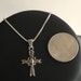 Marcasite Cross Necklace, Sterling Silver Marcasite Cross Pendant ...