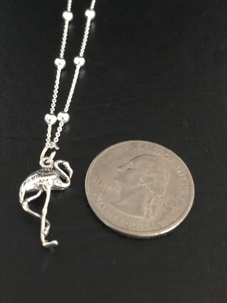 Flamingo Anklet Sterling Silver Beaded Ankle Bracelet Good - Etsy