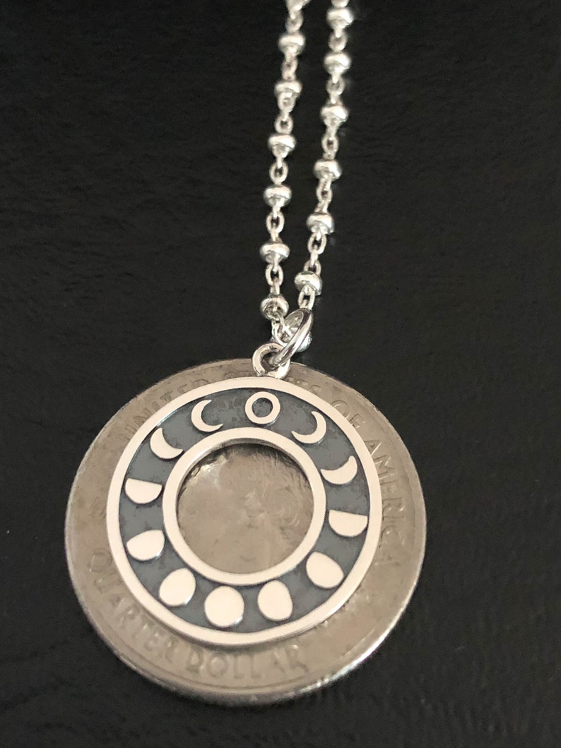 Moon Phase Anklet, Sterling Silver Beaded Ankle Bracelet, Moon Charm Anklet, Summer Anklet ...