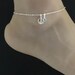Peace Sign Anklet Sterling Silver Beaded Ankle Bracelet Good - Etsy