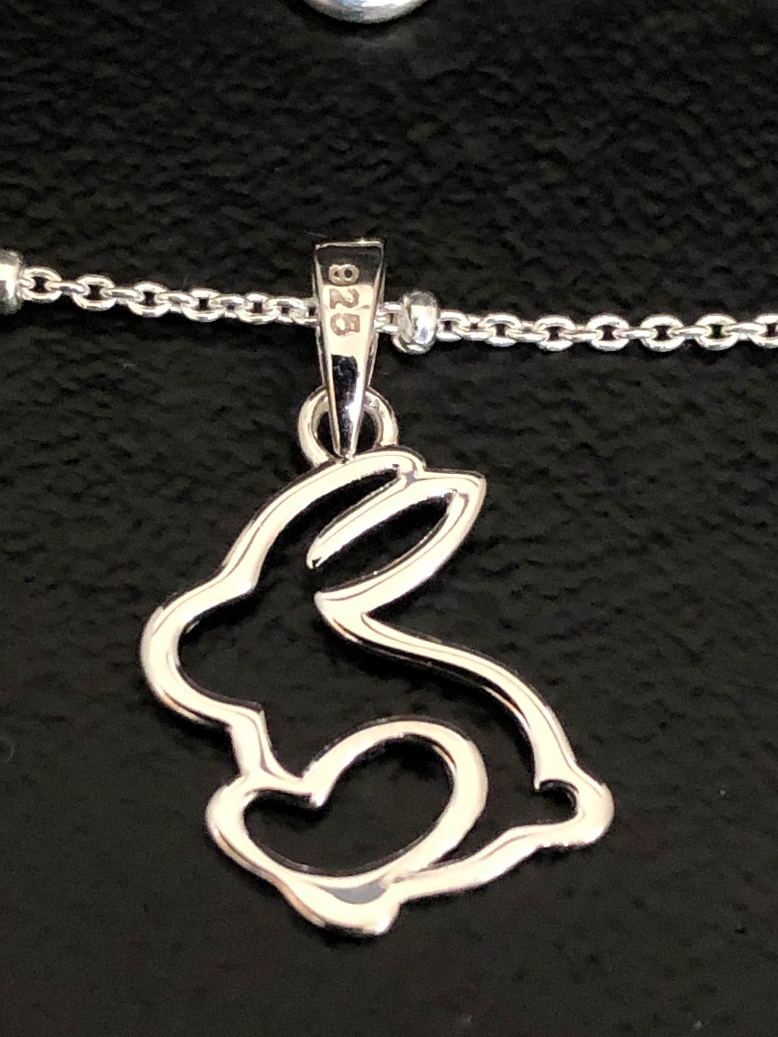 Rabbit Anklet Sterling Silver Beaded Ankle Bracelet Good - Etsy