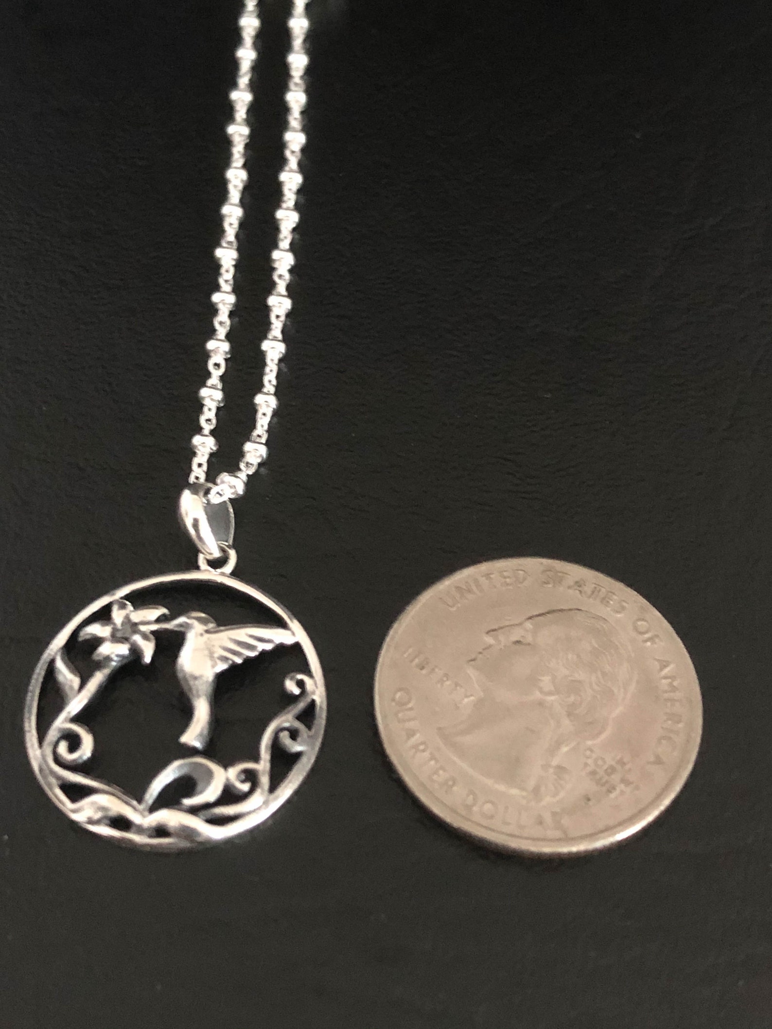 Hummingbird Anklet, Sterling Silver Beaded Ankle Bracelet, Hummingbird ...