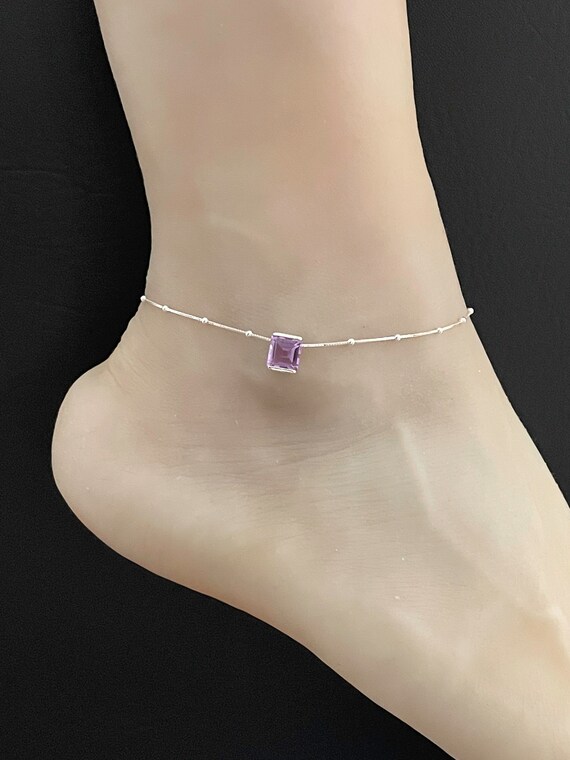 Amethyst anklet store