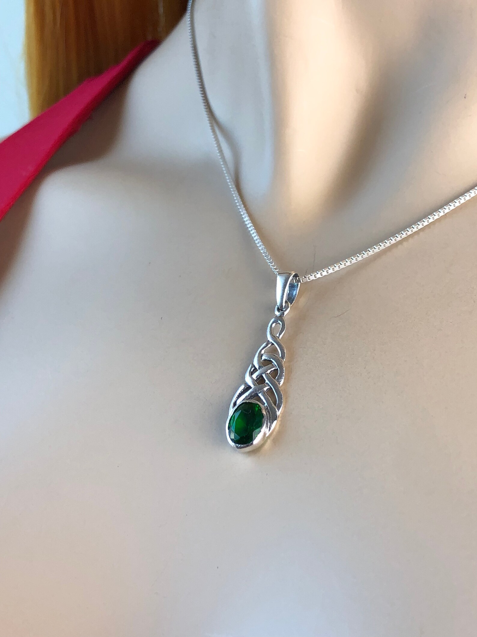 Trinity Necklace Sterling Silver Triquetra Necklace Celtic | Etsy