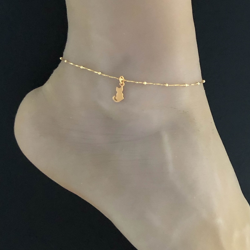 Good Luck Gold Anklet - Etsy