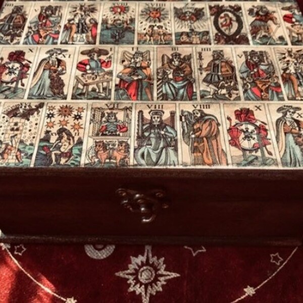 Tarot Card Box - Etsy