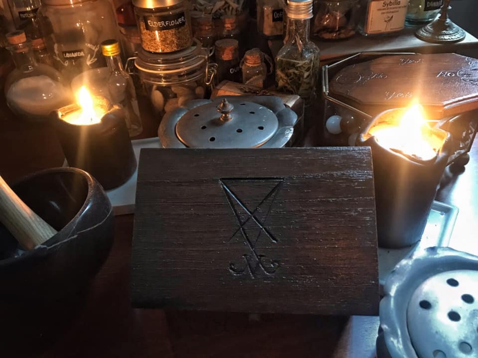 Box Dedicated to Lucifer Demonolatria Witchcraft - Etsy
