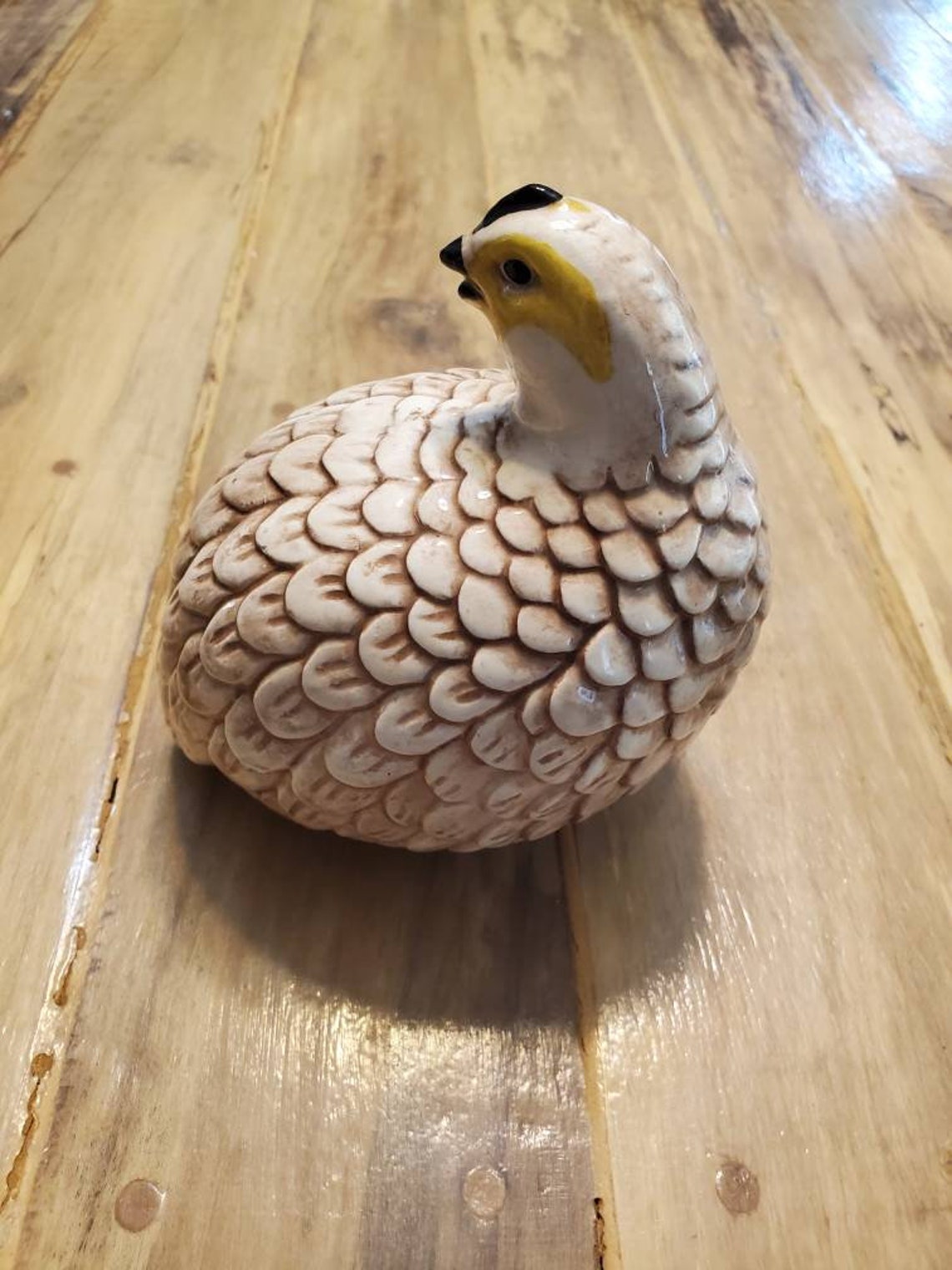 Vintage Ceramic Quail Set Made by Arnel Rare Coloring and Stamped on ...