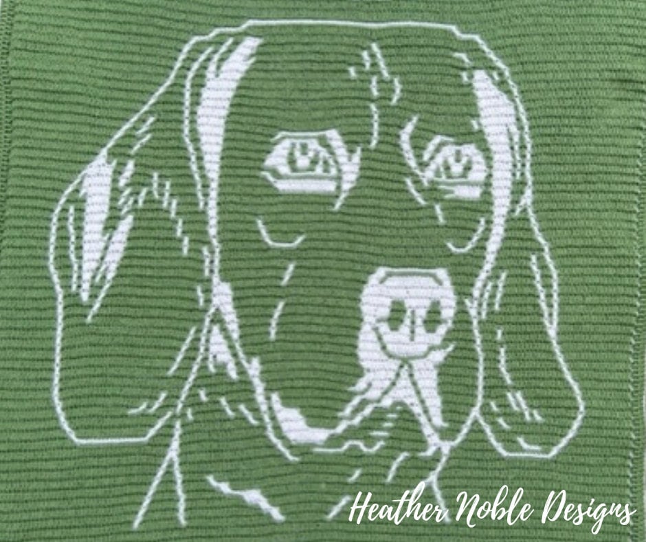 Beagle Mosaic Crochet Blanket Pattern Mosaic Overlay Crochet - Etsy