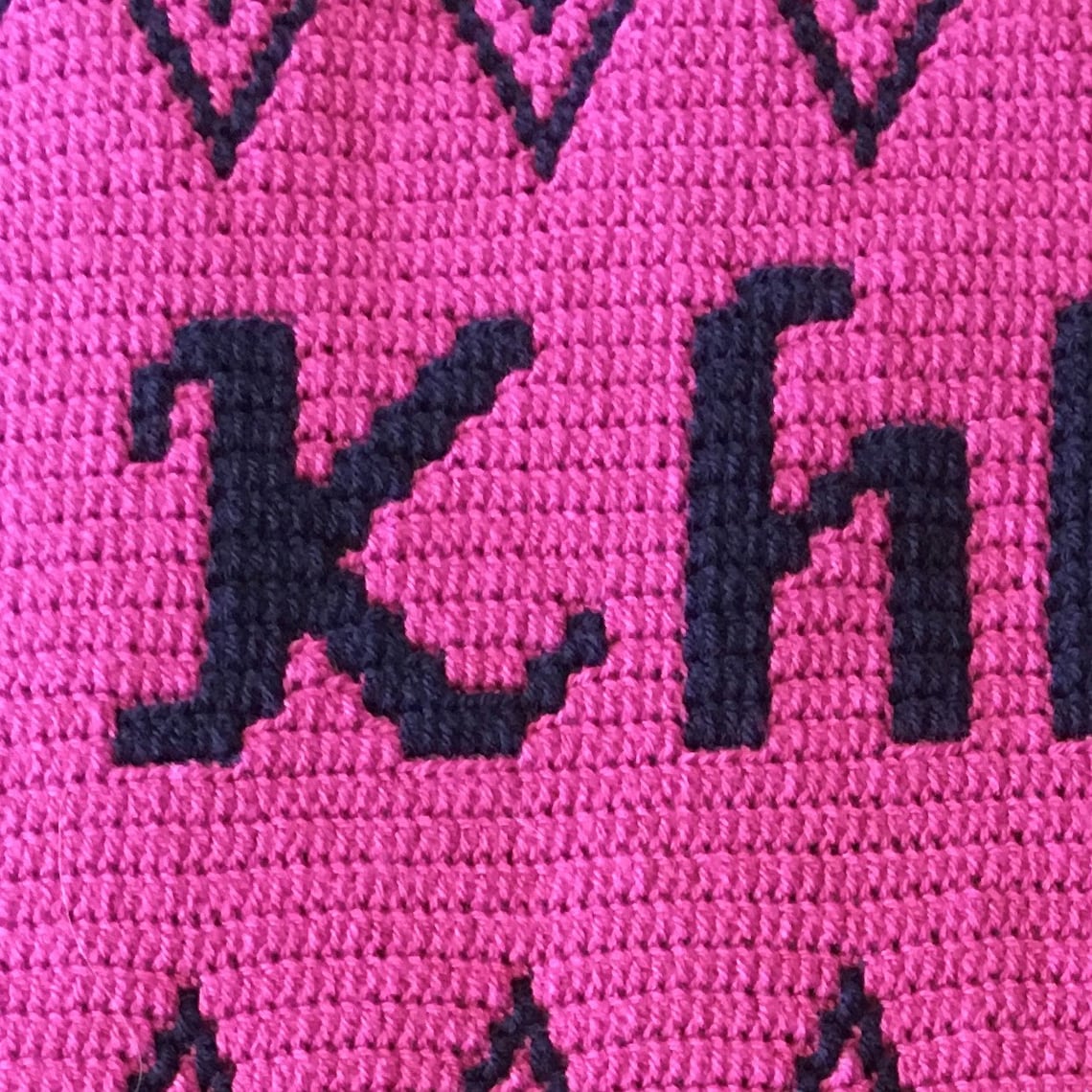 Mosaic Crochet Alphabet-d'nealian Font Mosaic Overlay - Etsy UK