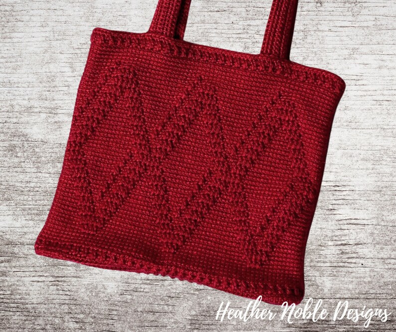 Diamond Shadows Tote - Mosaic Crochet Pattern (PDF Pattern) - Etsy