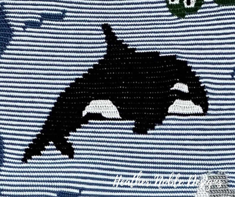 Deep Sea Babies, Mosaic Crochet Blanket Pattern, Mosaic Overlay Crochet ...