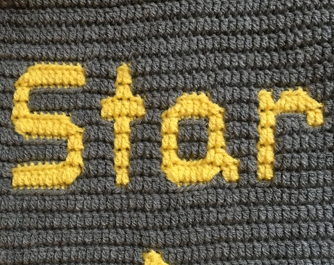 PDF PATTERN Overlay Mosaic Crochet Square Basic Alphabet, Letters ...