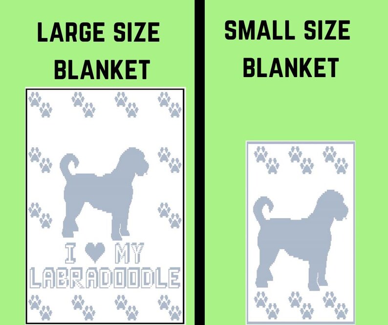 Labradoodle - Mosaic Crochet Blanket Pattern (PDF Pattern) - Etsy