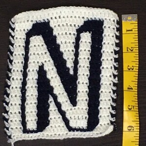 Mosaic Crochet Alphabet -shadow Font, Mosaic Overlay Crochet Pattern ...