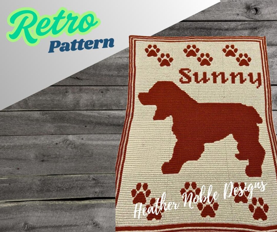 Cockapoo, Mosaic Crochet Blanket Pattern, Mosaic Overlay Crochet ...