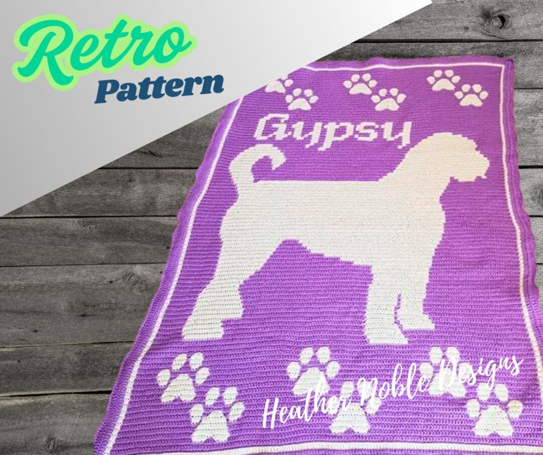 Labradoodle - Mosaic Crochet Blanket Pattern (PDF Pattern) - Etsy