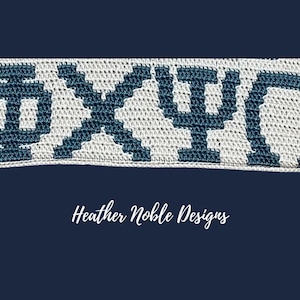 Mosaic Crochet Greek Alphabet Pattern, Mosaic Crochet Pattern, Mosaic ...