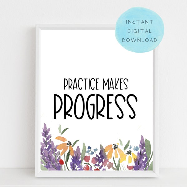 Practice Makes - Etsy