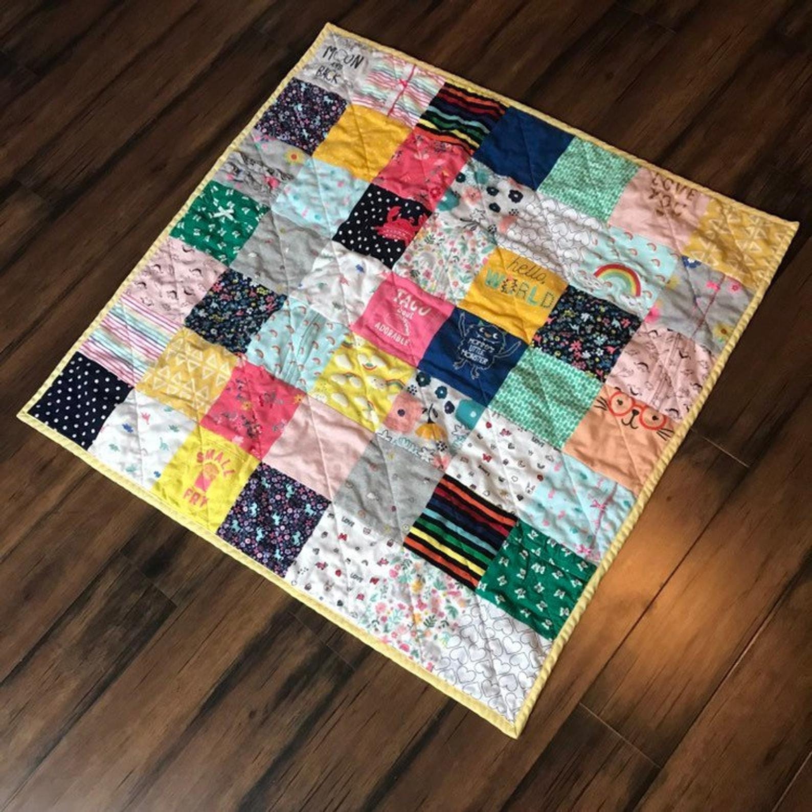 Custom Baby Memory Quilts - Etsy