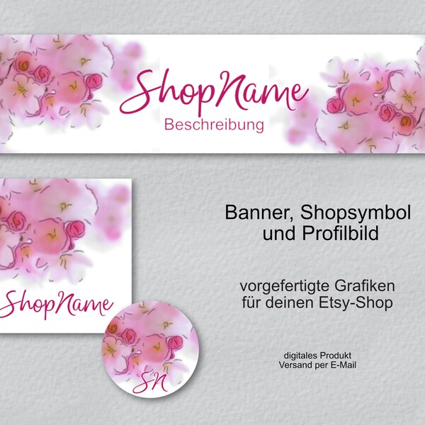 Premade Etsy Banner - Etsy