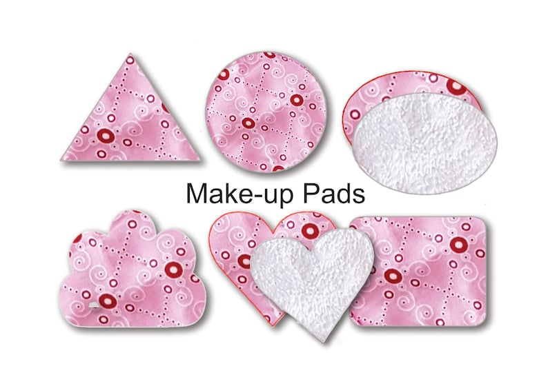 Embroidery File for Makeup Remover Pads 13x18, ITH, Makeup - Etsy