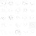 Printable A4 Female Face Sketches – 50 Blank Face Outlines for Tracing ...