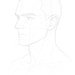 Printable A4 Male Face Sketches – 27 Blank Face Outlines for Tracing ...