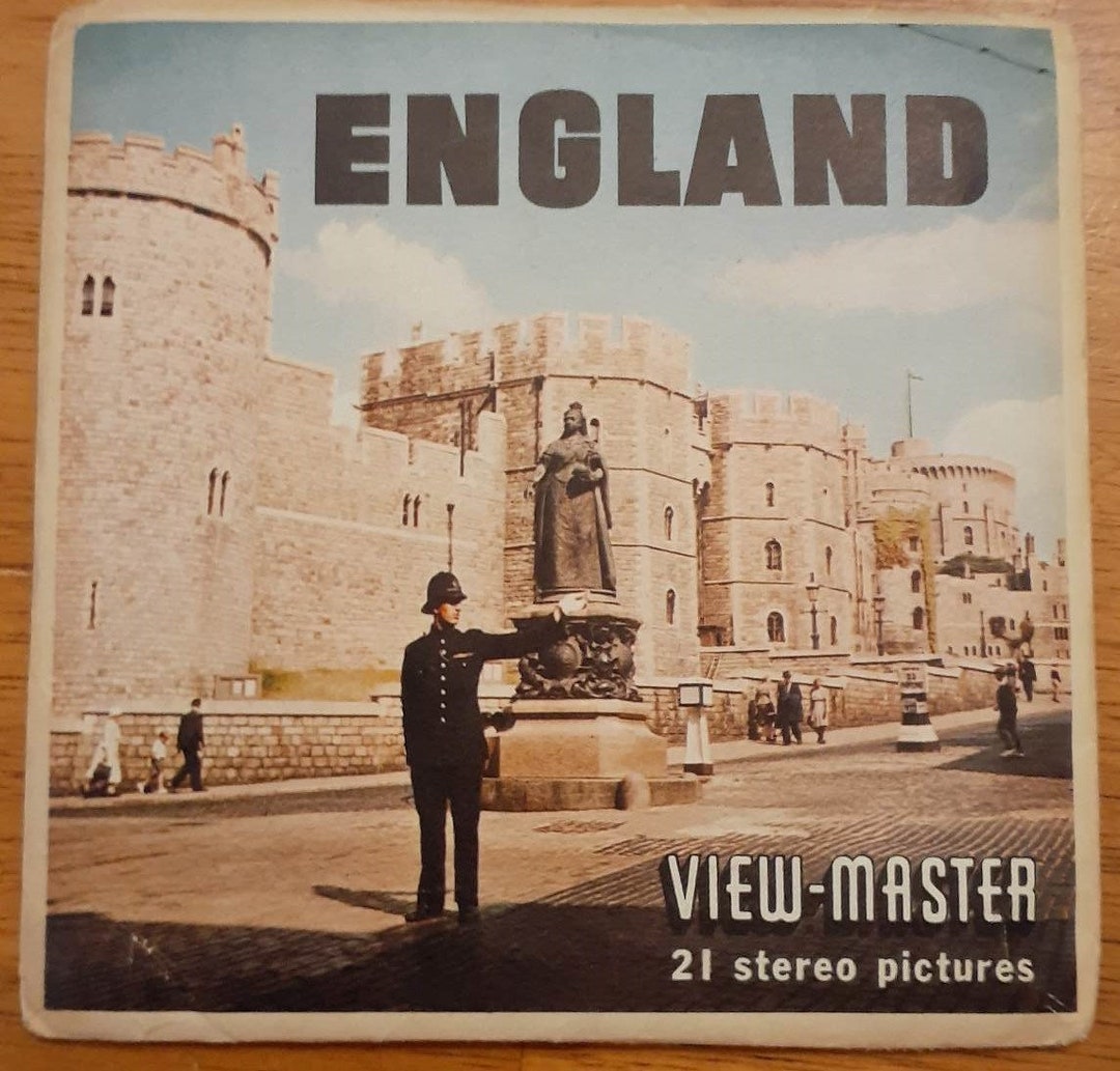 VIEW-MASTER England World Travel B156 3 Reels With Pamphlet Guide ...