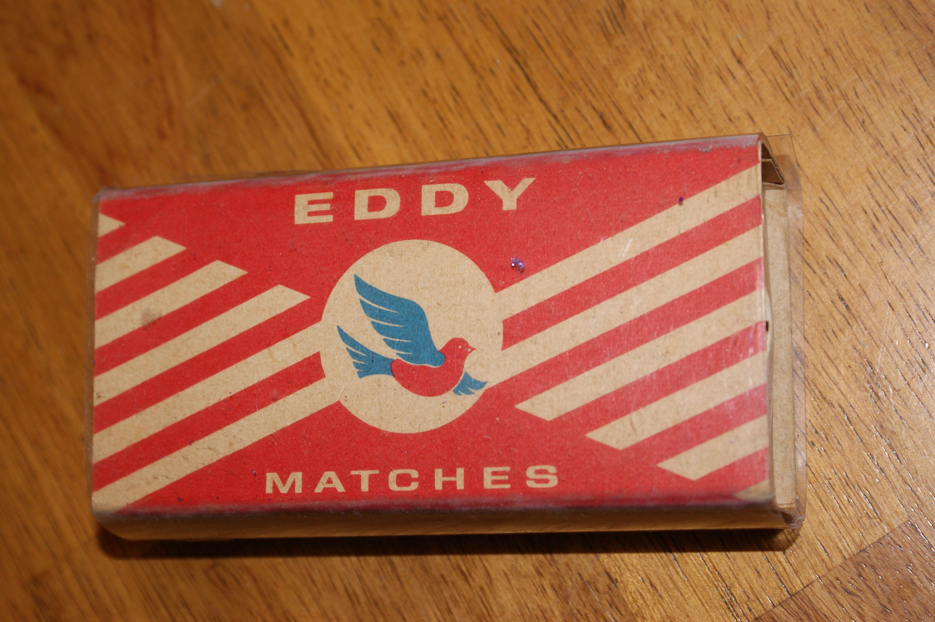Eddy Redbird Matches Box Vintage - Etsy