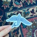 Flying Fish Sticker, Watercolor Sticker, Vinyl Waterproof Sticker - Etsy