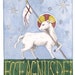 Agnus Dei Fine Art Print, Lamb of God Watercolor Painting Print ...