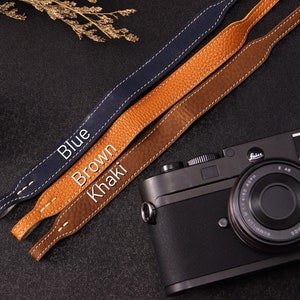 Engraved Camera Wrist Strap - Leather Camera Strap, Custom Strap for ...