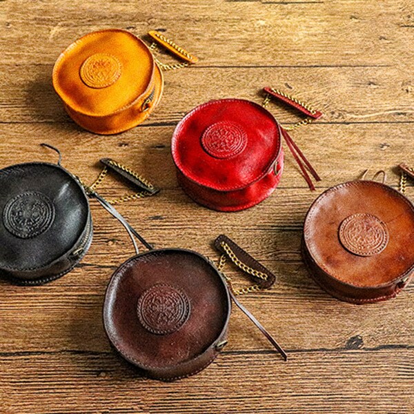 Round Coin Purse - Etsy