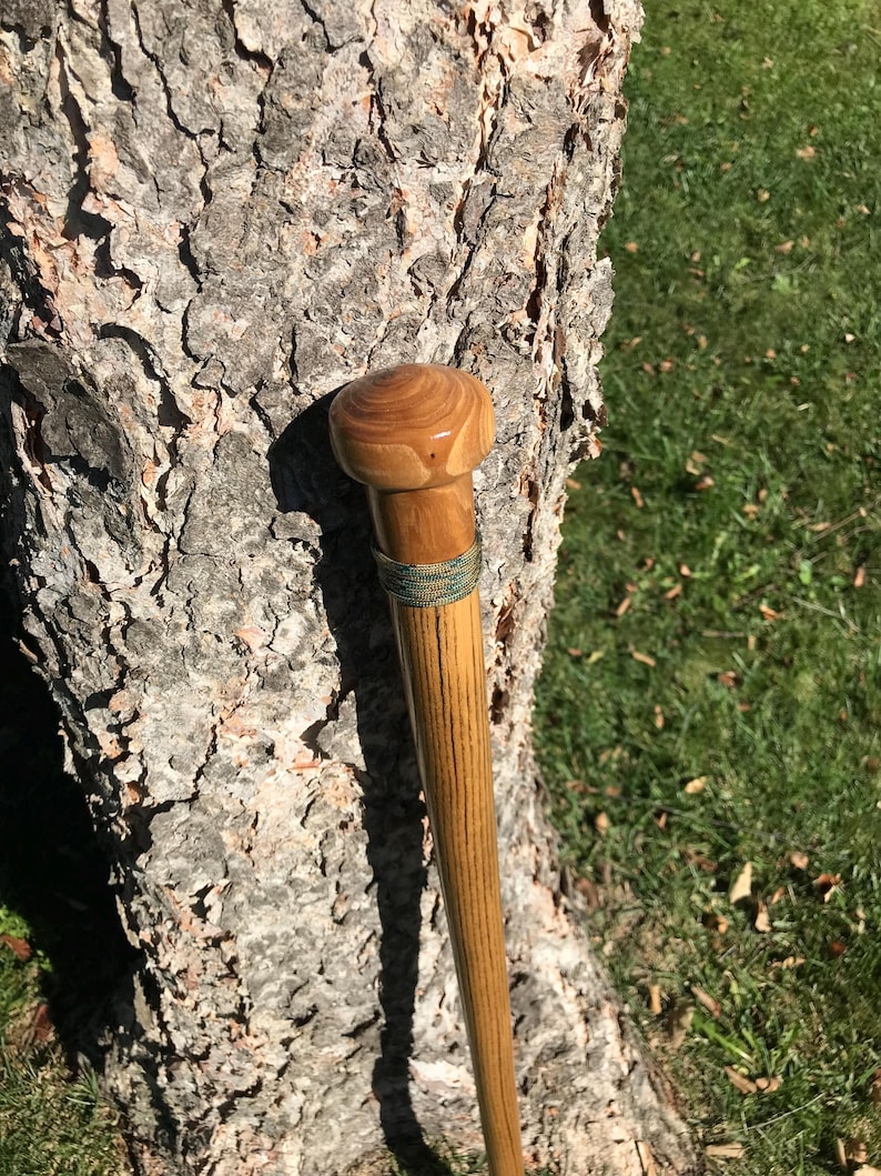31in Hickory Wood Cane Elm Top 13oz Durable Rubber Foot Gloss Enamel ...