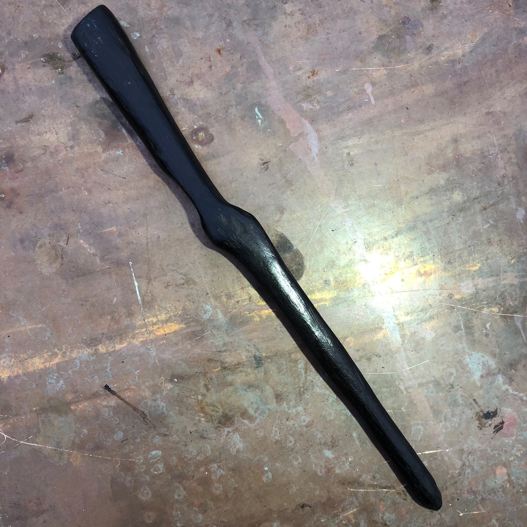 Bog Oak Pagan Wand - Etsy