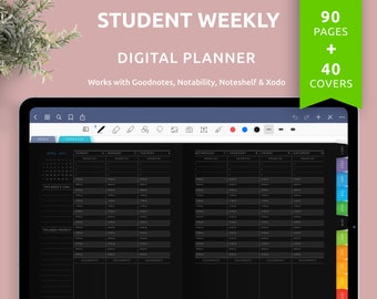 Digital Teacher Lesson Planner for Goodnotes, Notability, Teacher ...
