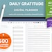 Daily Gratitude Digital Planner for Goodnotes, Notability, Gratitude ...