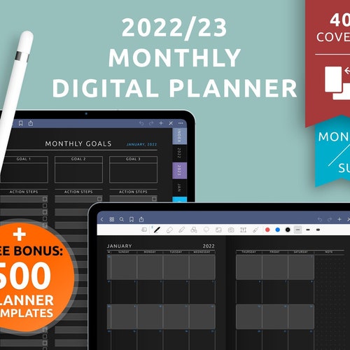 Digital Planner Ipad Planner Goodnotes Notability Planner - Etsy