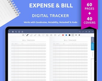 Digital Budget Planner for Goodnotes Notability Finance | Etsy