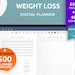 Digital Weight Loss Planner for Goodnotes Notability Diet - Etsy