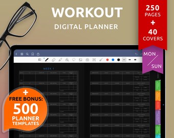 Ipad Workout Planner - Etsy