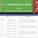 Digital Daily Teacher Planner for Goodnotes Notability | Etsy