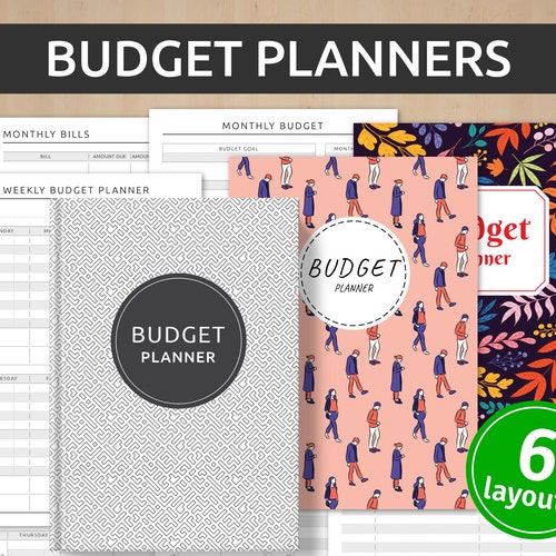 Monthly Budget Planner Pack Financial Tracker Finance - Etsy