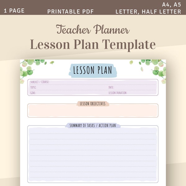 Teacher Planner - Etsy