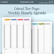 Printable Weekly Schedule and to Do List With Notes and Next Week Look ...
