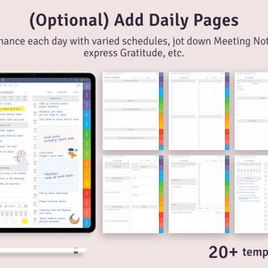 Weekly Digital Planner for Goodnotes, Notability, Weekly Organizer ...