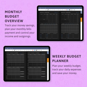 Expense & Bill Digital Tracker for Goodnotes, Notability, Budget ...